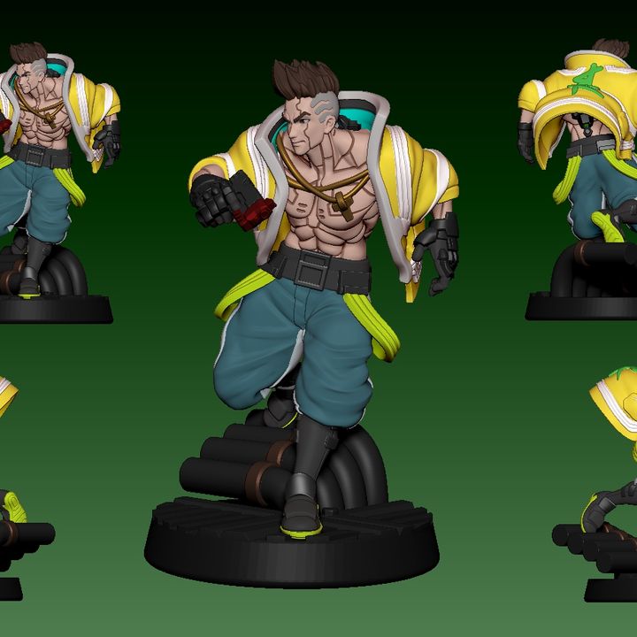 3D Printable Lightning Dave by LPOMC