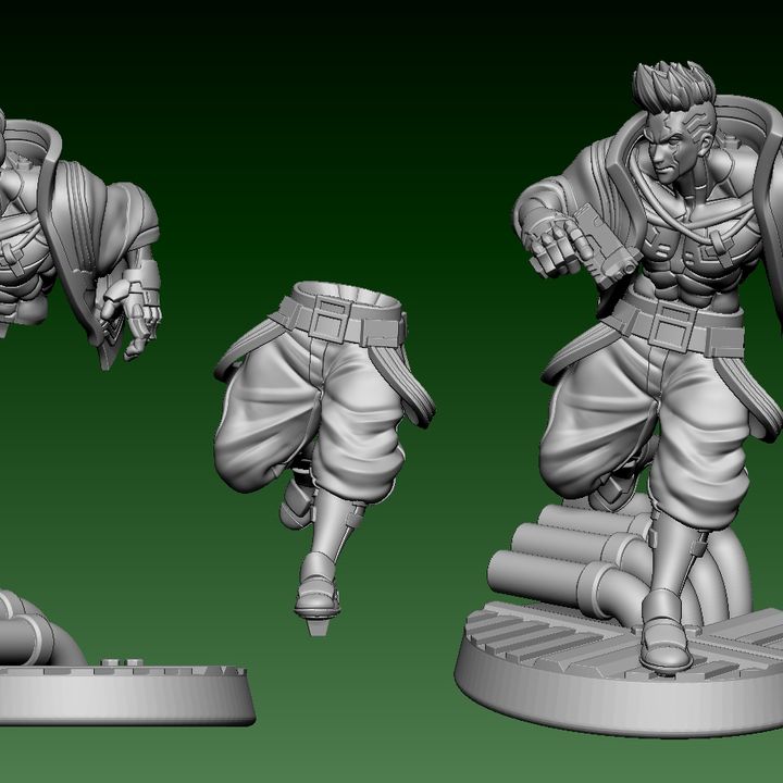 3D Printable Lightning Dave by LPOMC