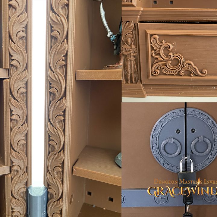 3D Printable DM Inventory: Miniature Display / Small DM Screen by ...