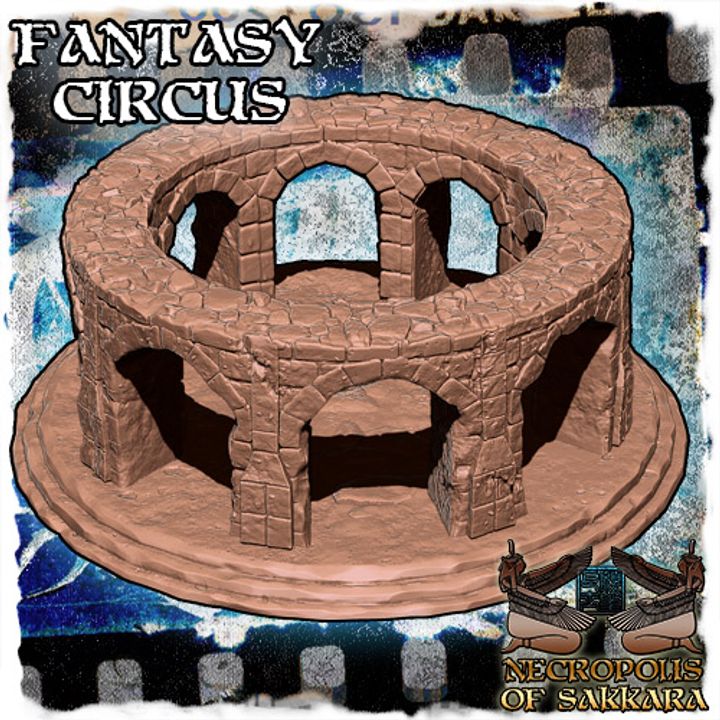 3D Printable Fantasy Garden Circus by Pharaoh's Workshop