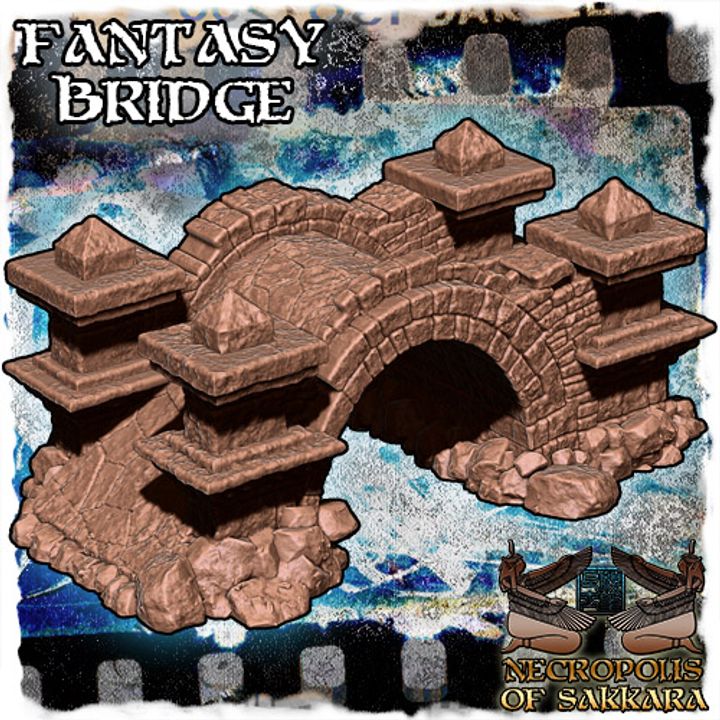 3D Printable Fantasy Bridge by Pharaoh's Workshop
