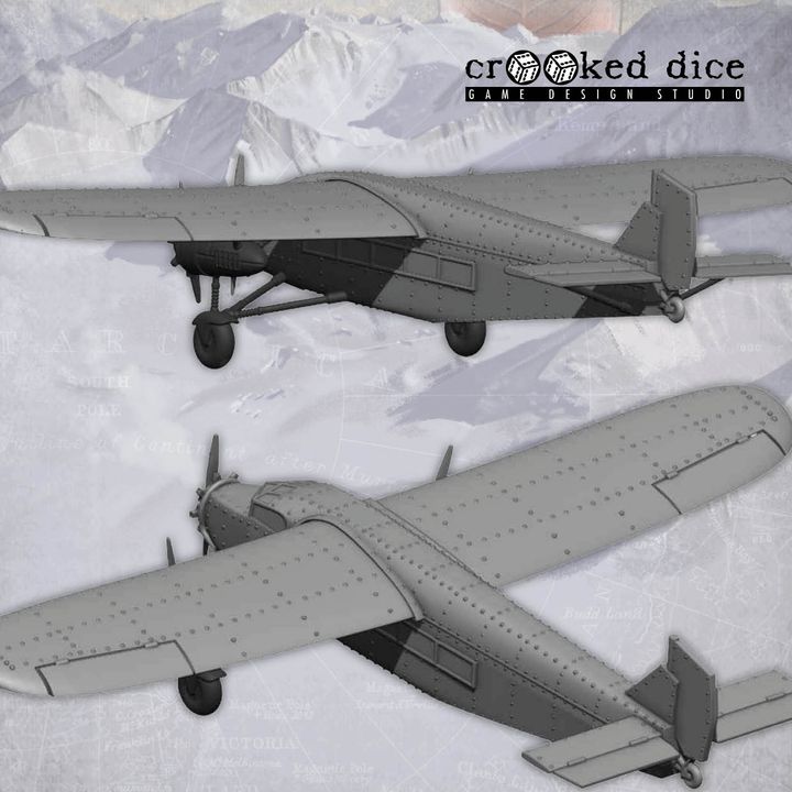 3D Printable Expedition Plane by Karl Perrotton