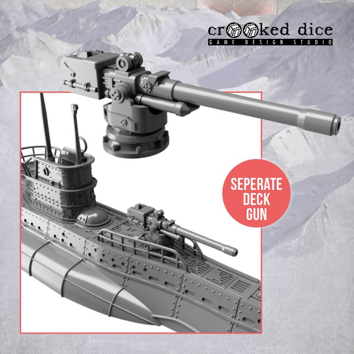 3D Printable U-Boat by Karl Perrotton