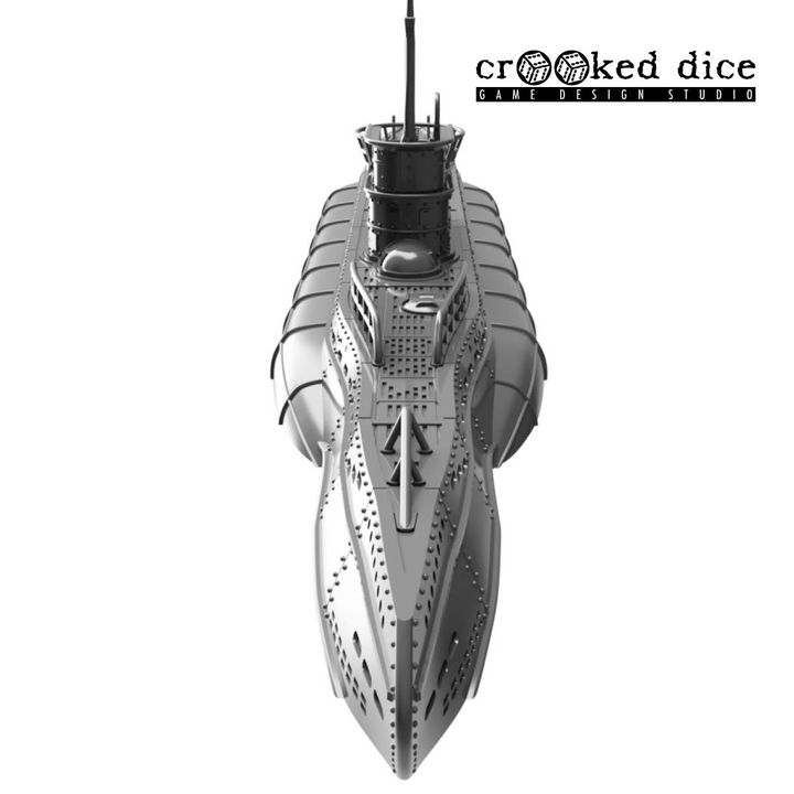 3D Printable U-Boat by Karl Perrotton