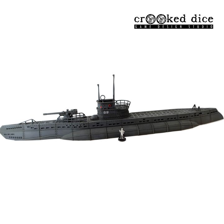 3D Printable U-Boat by Karl Perrotton