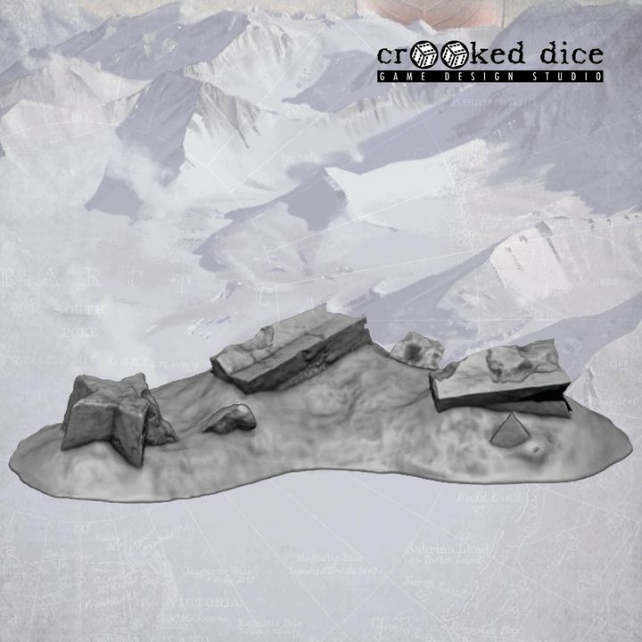 3D Printable Fallen Cyclopean Pillar by Karl Perrotton