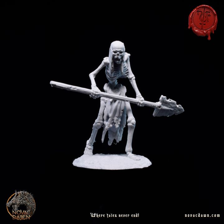 3D Printable The Undead - Unit V - The Bone Reapers by Novac Dawn