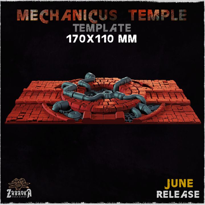 3D Printable Mechanicus Temple - Bases & Toppers (Big Set++) by Zabavka ...