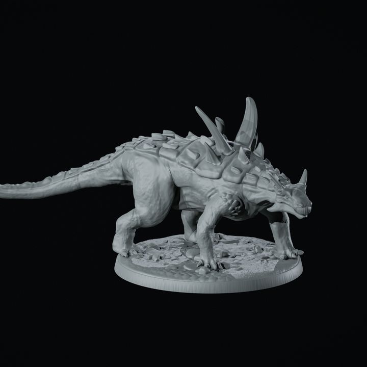 3D Printable aletopella_mount dwarft by Dinoworld