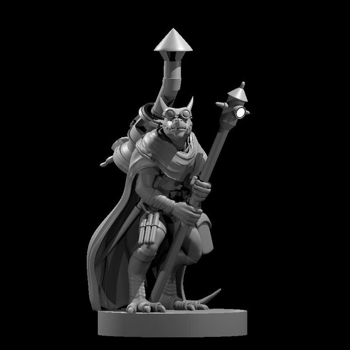 3D Printable Kobold Alchemist by Miguel Zavala