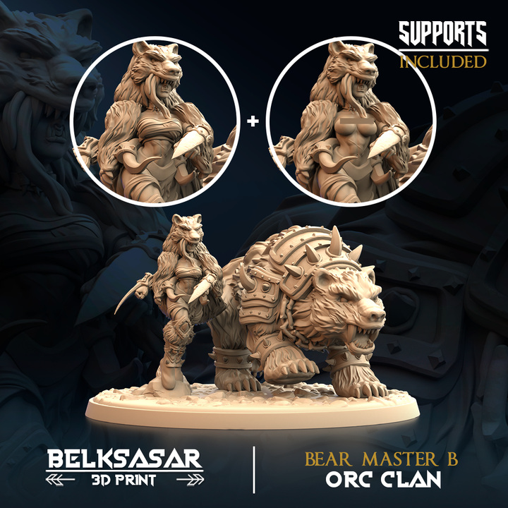 3D Printable Orc Clan - Arcanist by Belksasar