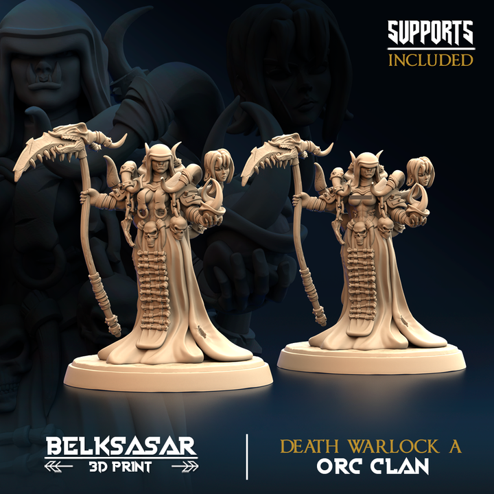 3D Printable Orc Clan - Arcanist by Belksasar