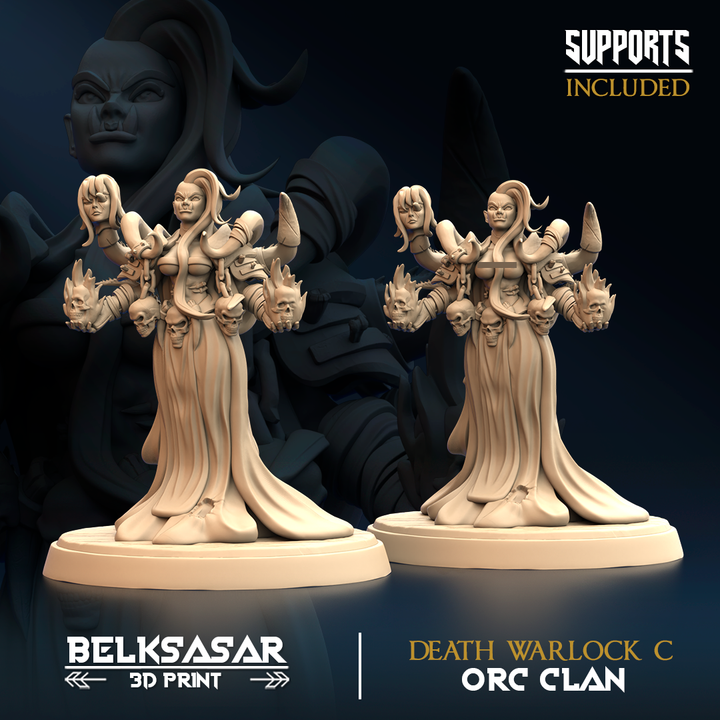 3D Printable Orc Clan - Arcanist by Belksasar