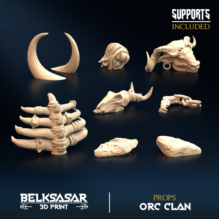 3D Printable Orc Clan - Arcanist by Belksasar