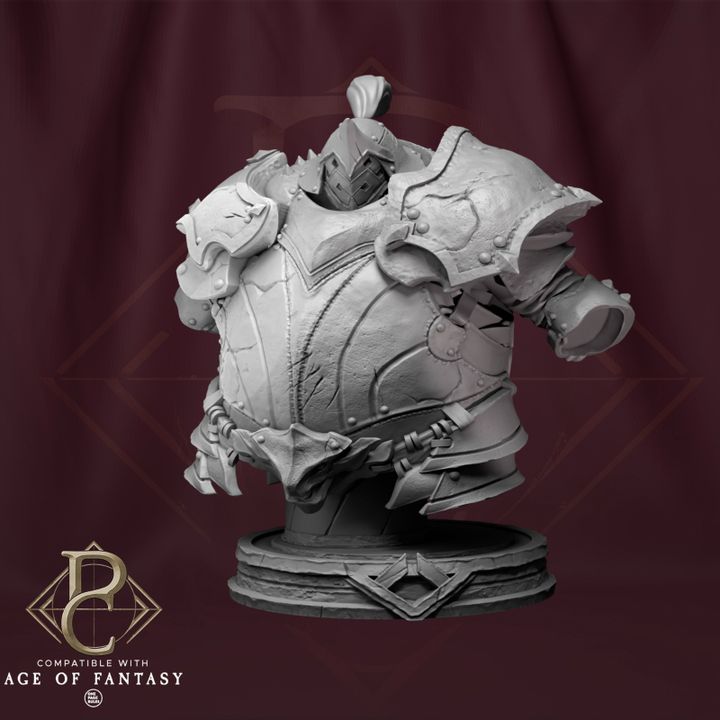 3D Printable Fathon and the Scylas - Bust by Parasite Collectibles