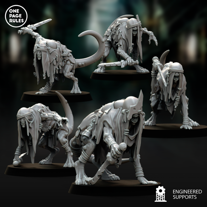 3D Printable Tormentors - Shadow Stalkers by One Page Rules