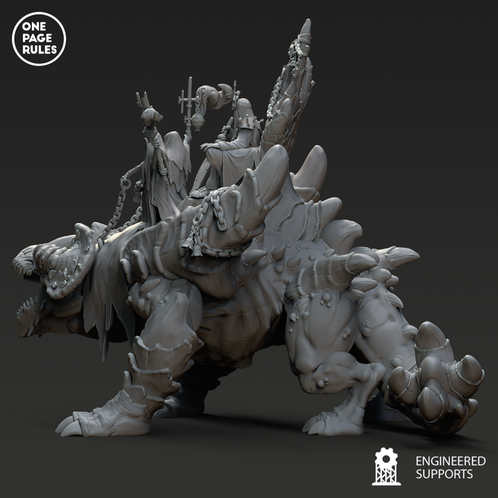 3D Printable Great Terror Beast - Shadow Stalkers by One Page Rules