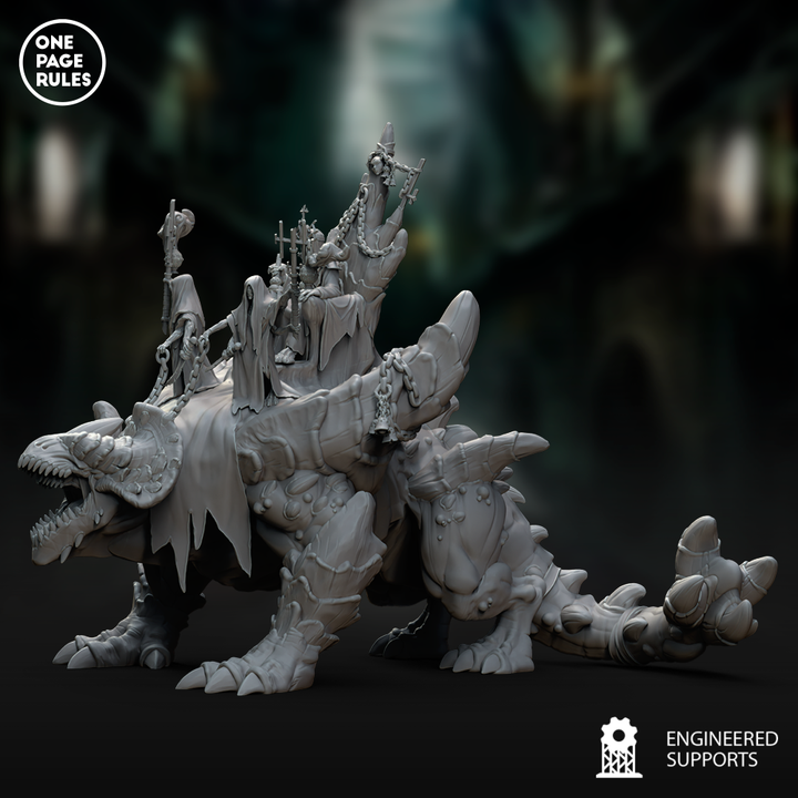 3D Printable Great Terror Beast - Shadow Stalkers by One Page Rules