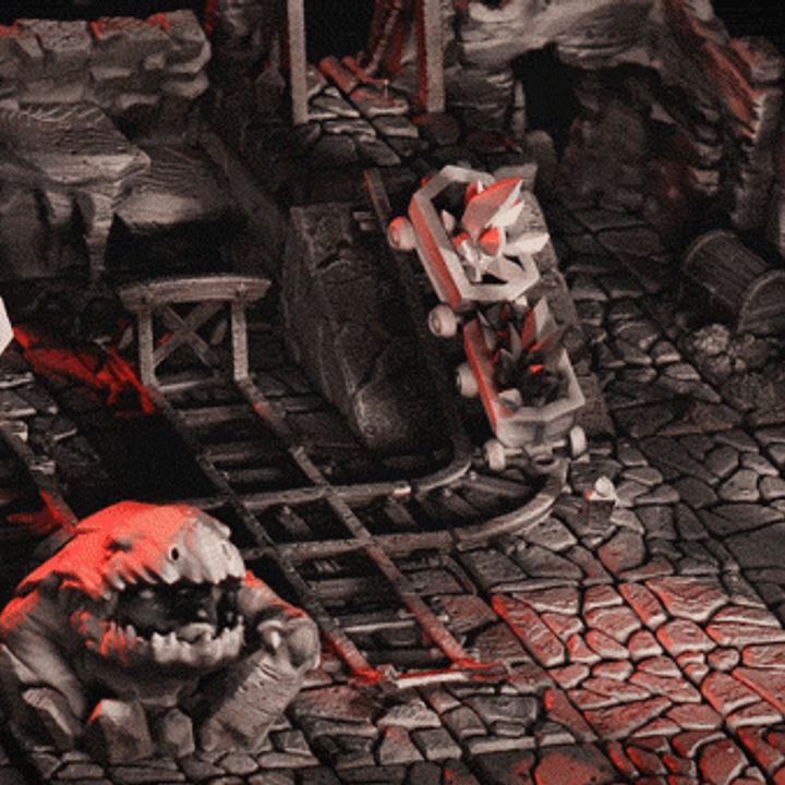 3D Printable Death x Tiles - Complete Caves & Caverns Set (Supportless ...