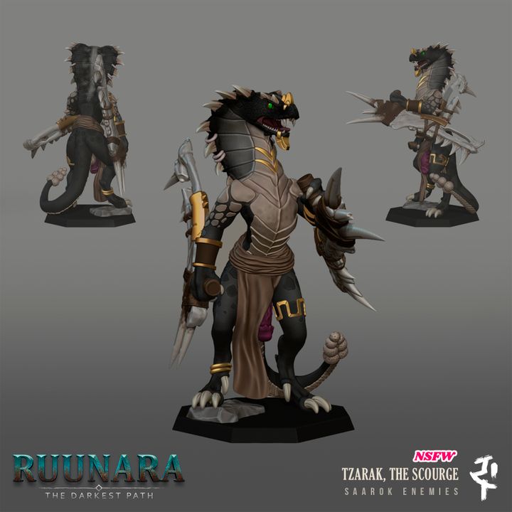3D Printable NSFW RUUNARA - Tzarak, the scourge by EVOD - RUUNARA