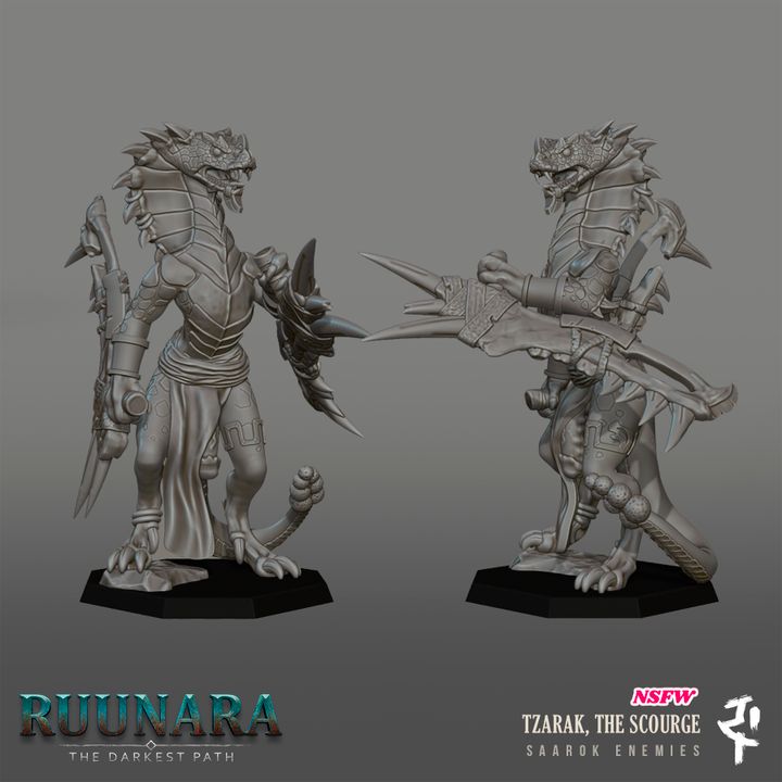 3D Printable NSFW RUUNARA - Tzarak, the scourge by EVOD - RUUNARA