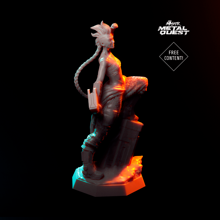 3D Printable FREEBIE: PLATINUM by Metal Quest