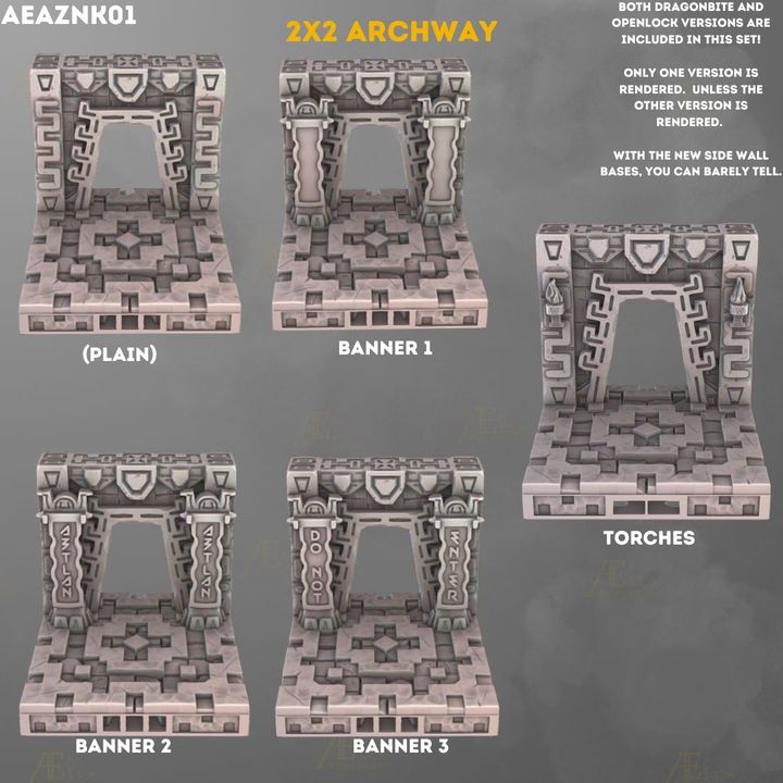 3D Printable AEAZNK01 – Aztlan New Kingdom by Aether Studios