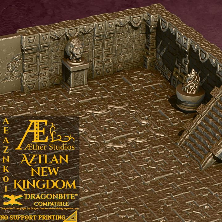3D Printable AEAZNK01 – Aztlan New Kingdom by Aether Studios
