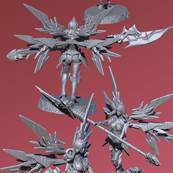 3D Printable ZEPHYRA KALINDRA - 2 MODELS by Mini Realms