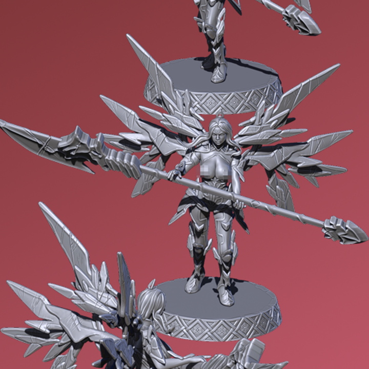 3D Printable ZEPHYRA KALINDRA - 2 MODELS by Mini Realms