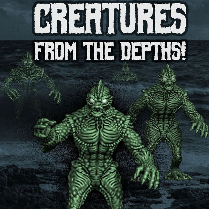 3D Printable Creatures from the depths by Red Nebular