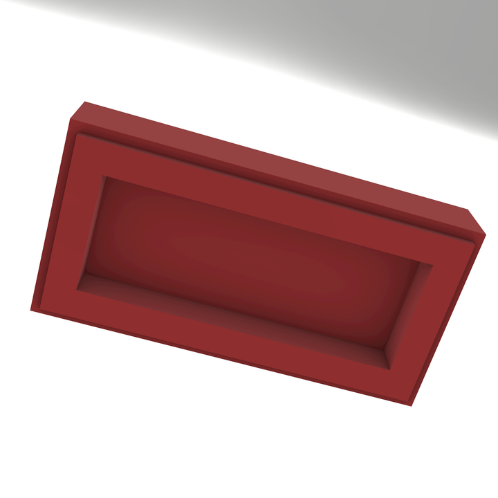 3D Printable LEGO Flat Tile 1X2 by VLAD-MARIUS