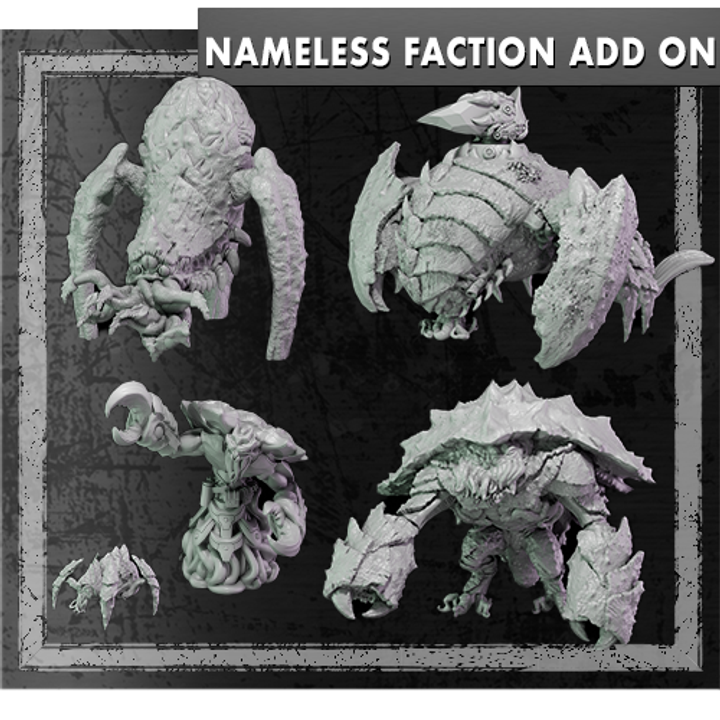 3D Printable Nameless Faction Add On by Mantic Games®