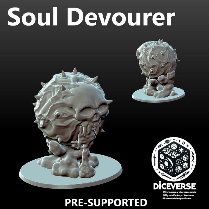 3D Printable Death Spells Pack by Diceverse