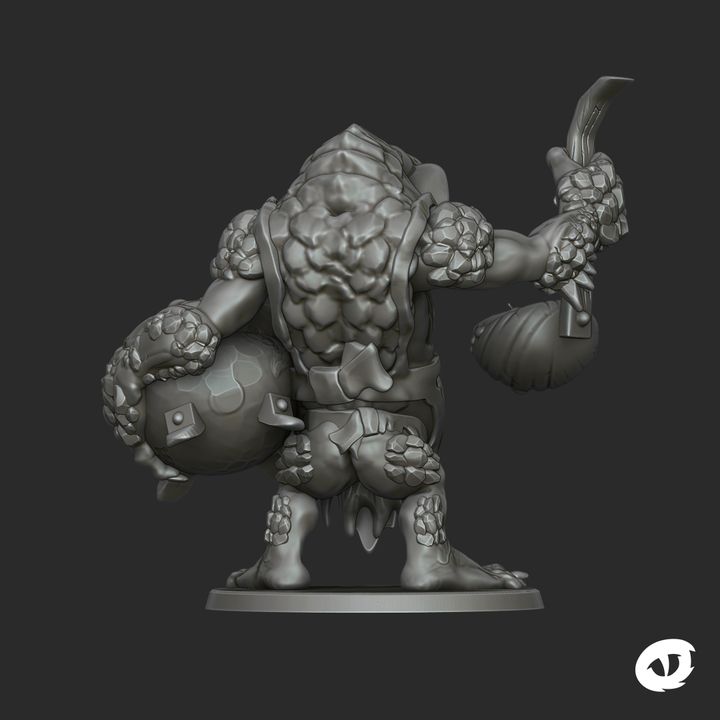 3D Printable Troll Chef by Insight Miniatures