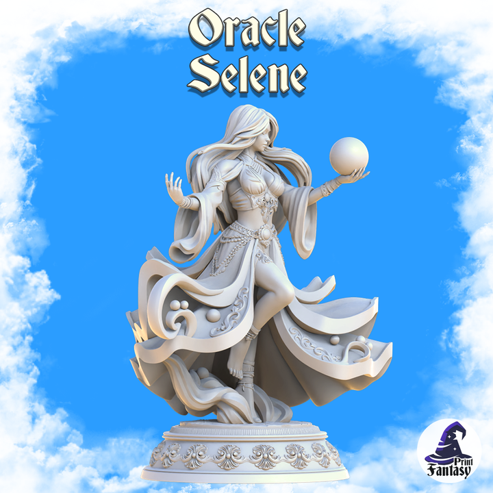 3D Printable Selene - Oracle Seer Clairvoyant - Seer Oracle ...