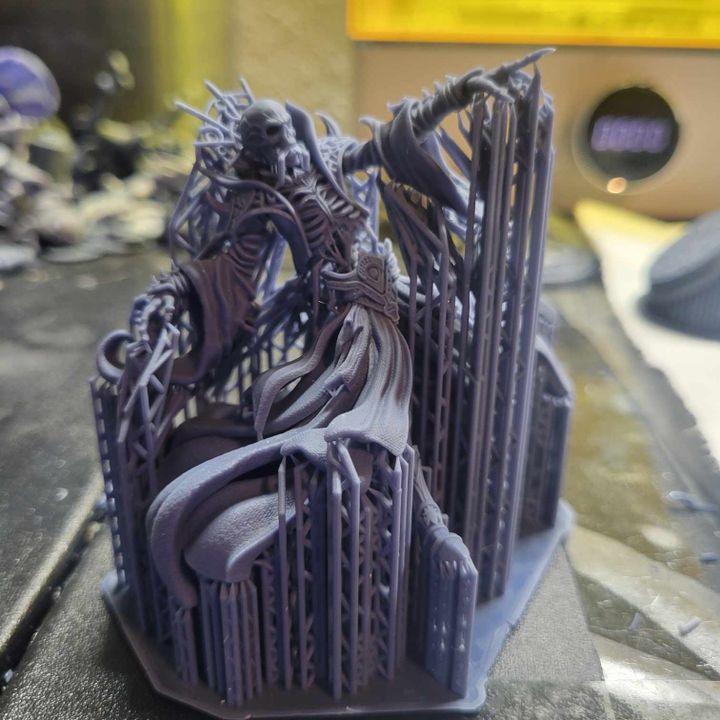 3D Printable Sethiris - Lich Necromancer Warlock - Necromancer Lich ...