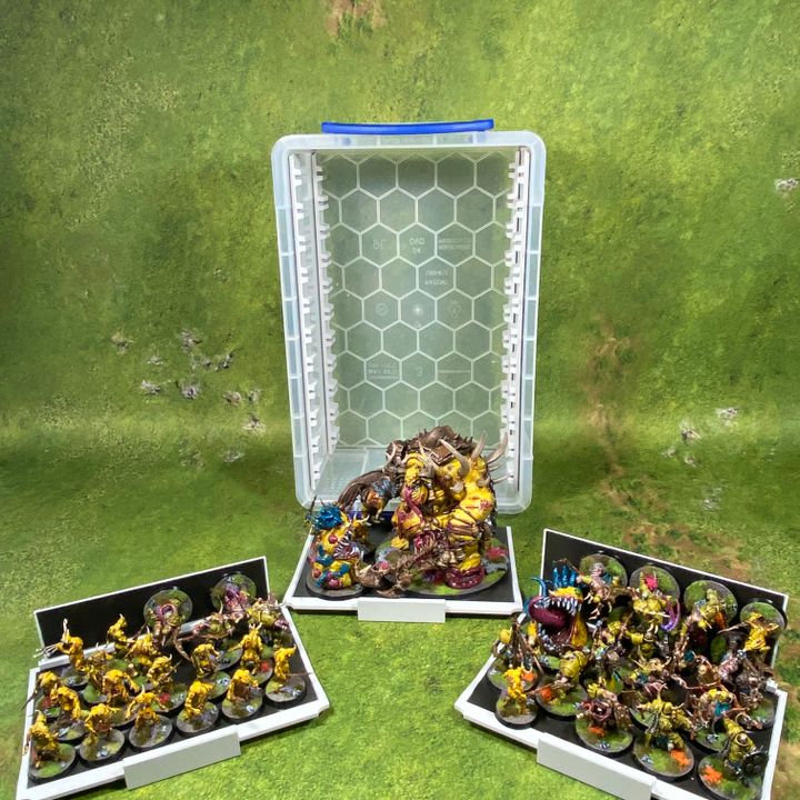 3D Printable 9L RUB Vertical Storage for miniatures by Andrew Lee