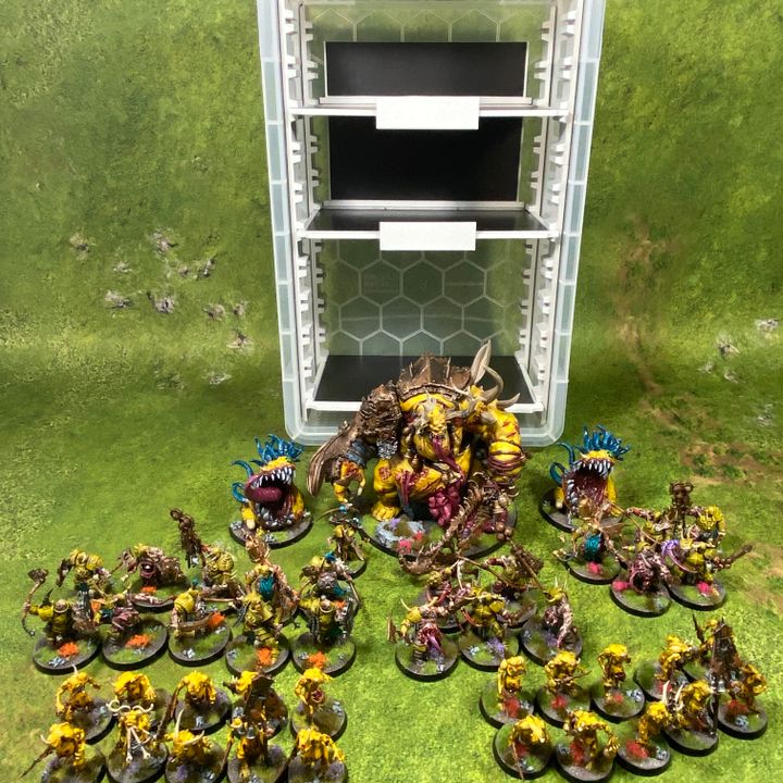 3D Printable 9L RUB Vertical Storage for miniatures by Andrew Lee