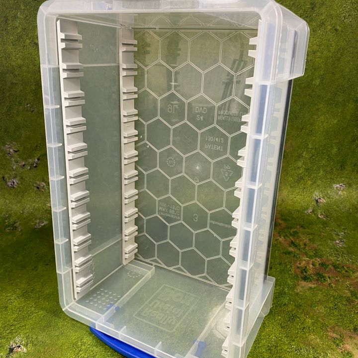 3D Printable 9L RUB Vertical Storage for miniatures by Andrew Lee
