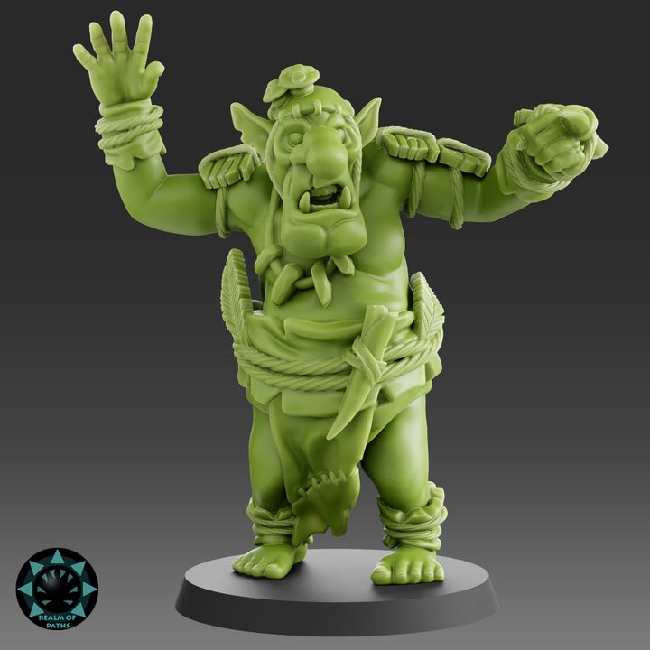 3D Printable GOBLIN - The Rotten Tree - Fantasy Football by Realm of Paths