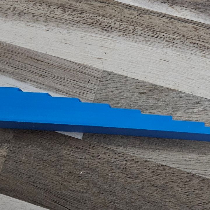 3D Printable Imperial Step Gauge by Franklin McDonald