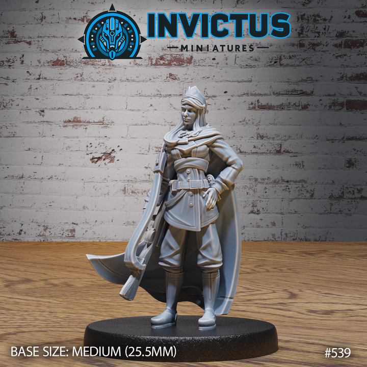 3D Printable Female Soldier / Human Commander / World War Officer ...