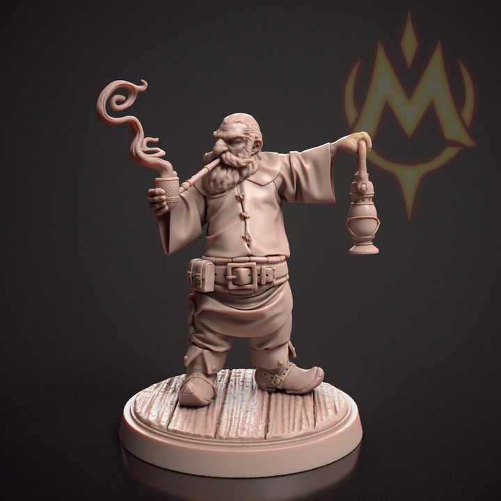 3D Printable Dwarf Key Master by MagicLore Studios