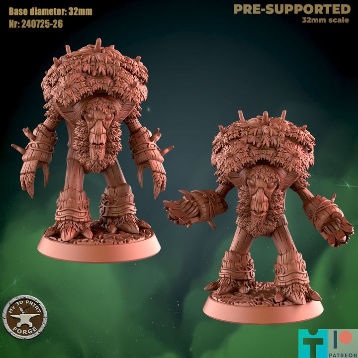 3D Printable Druid Tree Form Two Models by My3DPrintForge