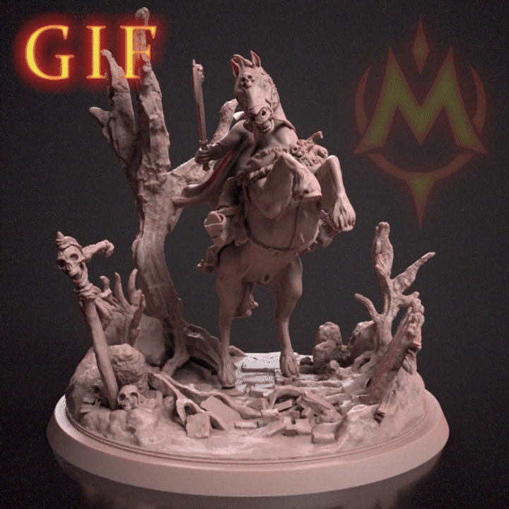 3D Printable Headless Knight by MagicLore Studios