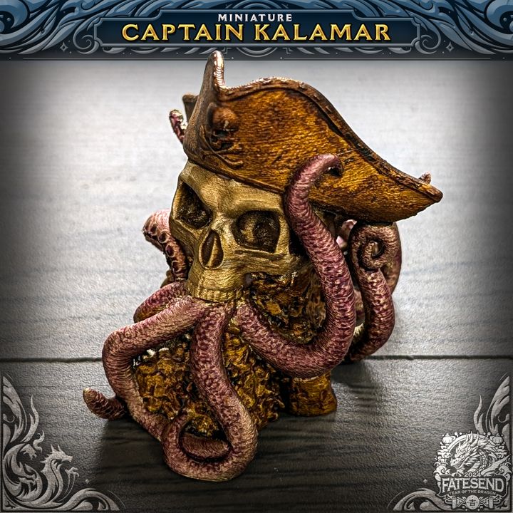 3D Printable Captain Kalamar - Miniature by FatesEnd