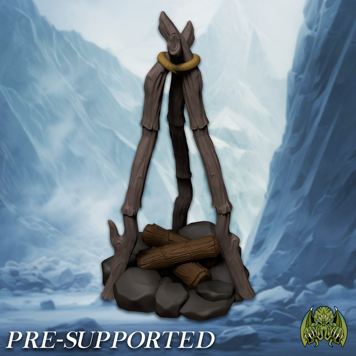 3D Printable Frost Scenery [PRE-SUPPORTED] Diorama Snow Ice by ...