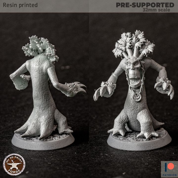 3D Printable Druid Treants Pack by My3DPrintForge