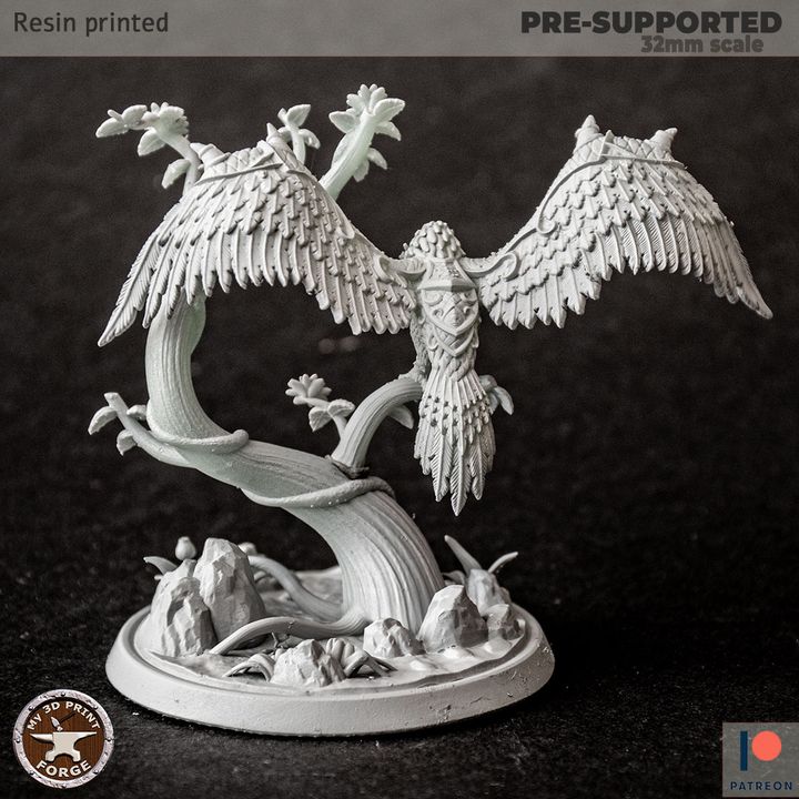 3D Printable Druid Flight Form NE by My3DPrintForge